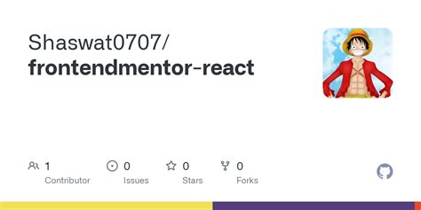 Github Shaswat0707frontendmentor React