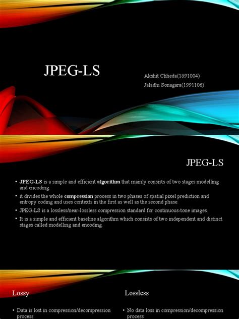 Itc Presentation Pdf Data Compression Image Processing
