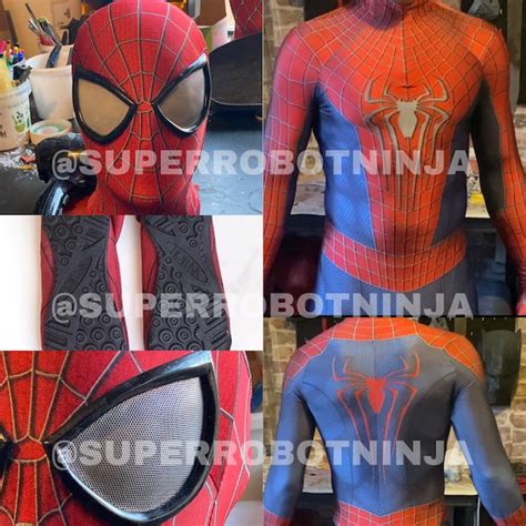 Tasm Spider Man Suit Cosplay Etsy