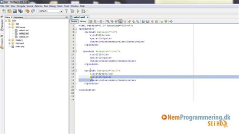 Xml Kursus Tutorials For Begyndere 3 Xml Syntax Youtube