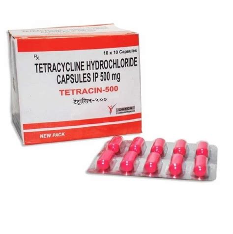 Tetracycline Hydrochloride Capsules At ₹ 350 Stripe Tetracycline