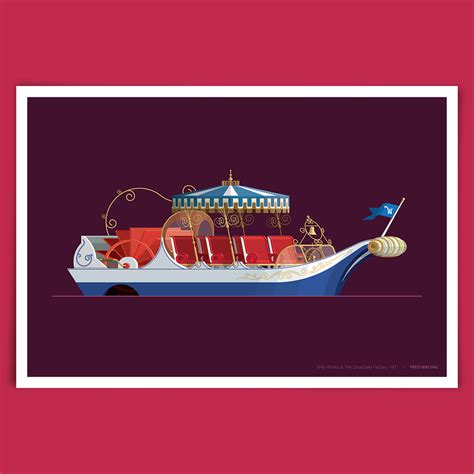 Wonkas Boat Willy Wonka And The Chocolate Factory Fred Birchal
