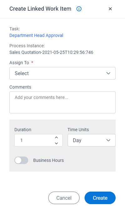 Create Linked Work Item Screen Modern Microsoft 365