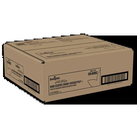 Hand Scooped Chunky Avocado Pulp Frozen Simplot Food Usa