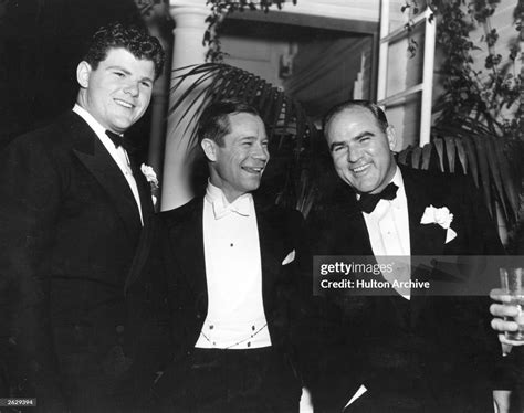 Us Film Producer Hal Roach Laughing With Friends The Man In The