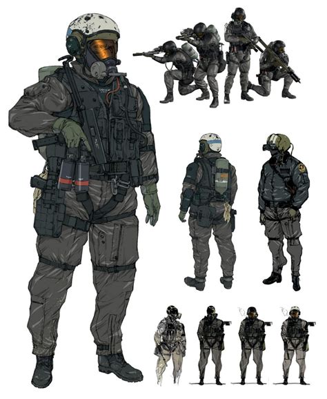 Xof Soldiers Artwork Metal Gear Solid V Art Gallery