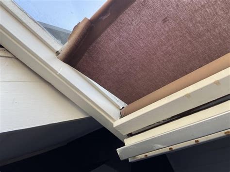 Replace Blind Material On An Ancient Velux Window R Diyuk