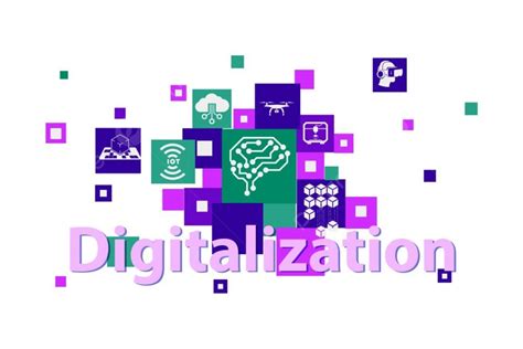 The Digital Transformation Concept 3d Rendering Digital Transformation Concept 3d Rendering