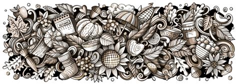 가을 자연 손으로 그린 만화 낙서 그림 창조적 낙서 요소 Png 일러스트 및 벡터 에 대한 무료 다운로드 Pngtree