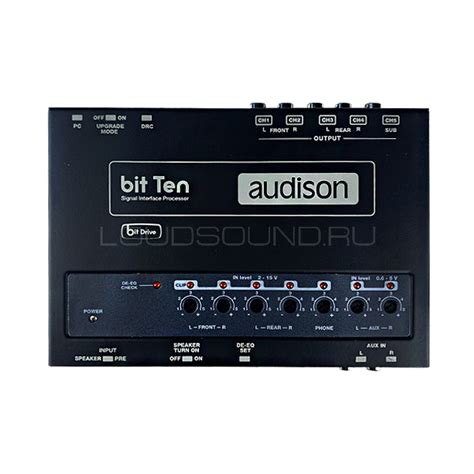 Процессор Audison Bit Ten Signal Interface Loud Sound