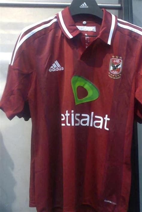 New Al Ahly Kit 2012 2013 Ahly Adidas Home Jersey 12 13 Football Kit