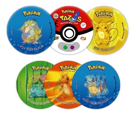 Pokémon Tazos 3d 1ra Generación [colección Completa] Cuotas Sin Interés