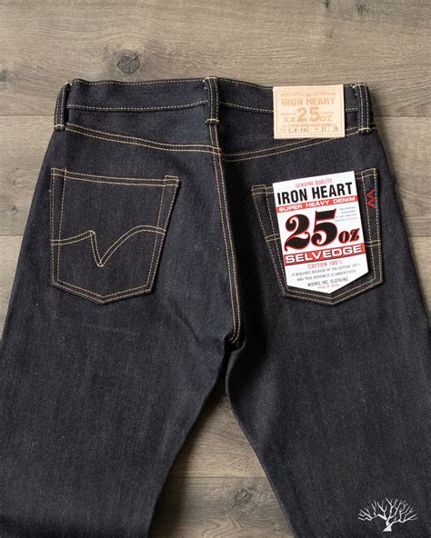 Iron Heart Ih 634 Xhs 25oz Indigo Selvedge Straight Cut Denim