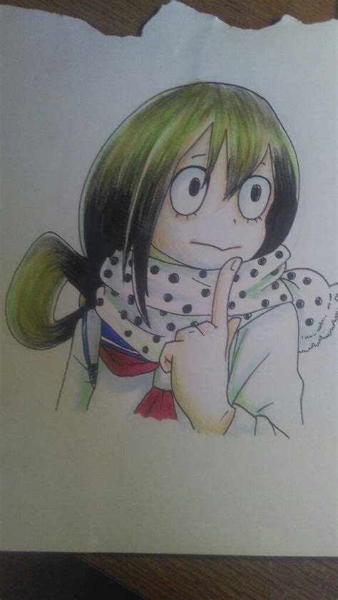 Tsuyu Asui Drawing Tutorial In Ten Steps Anime Amino