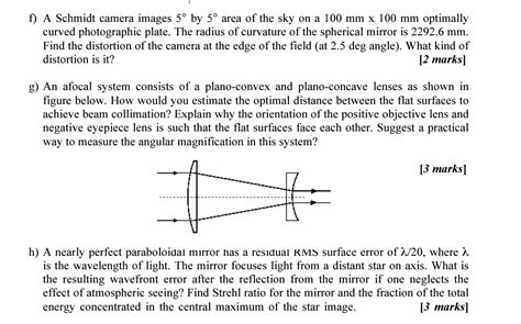 Solved F A Schmidt Camera Images 5∘ By 5∘ Area Of The Sky