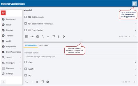 Material Configuration