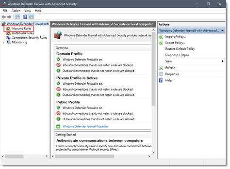 configuring windows firewall to allow or block ip addresses