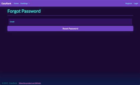 GitHub Vassdeniss EasyRank Web App