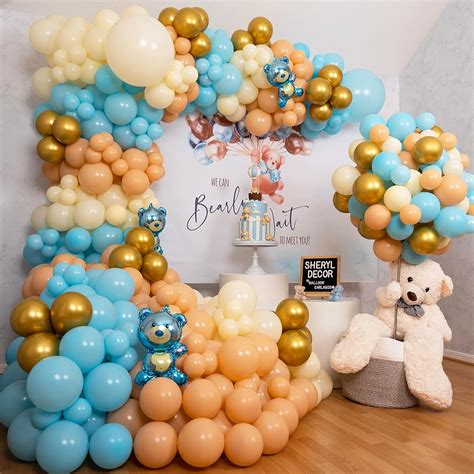 100pc Easy Diy Teddy Bear Balloon Garland And Arch With