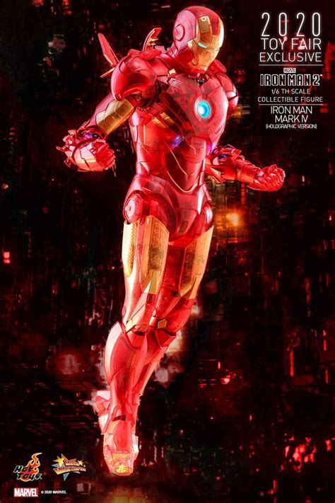 Колекційна фігура Hot Toys Iron Man Mark 4 Holographic Version 85023 Купити Колекційна