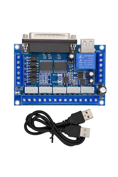 Mach Eksen Lpt Cnc Kontrol Kartı Step Motor Sürücü Paralel Port