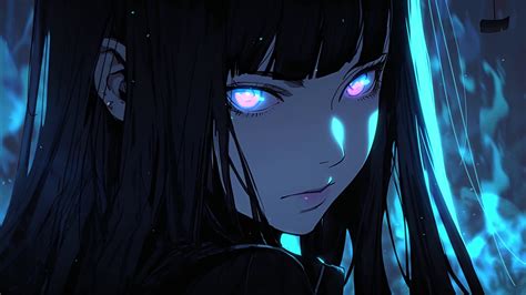 Anime Girl With Purple Eyes Live Wallpaper Wallpaperwaifu