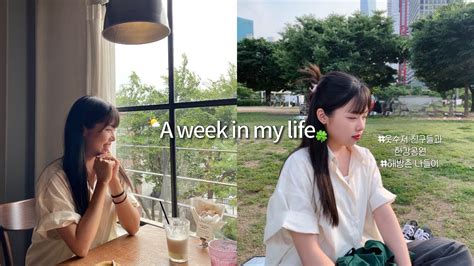 Dongxia Vlogღ 일상브이로그 웃수저들과 해방촌•한강 데이트🍀 스노우 Ai 프로필사진이라고 쓰고 사기라고