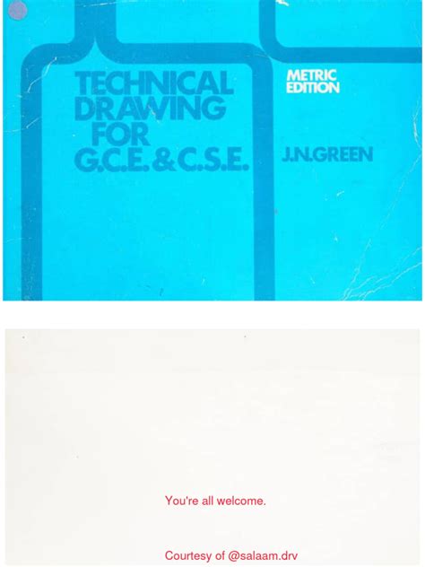 Technical Drawing For Gce And Cse By J N Green Pdf