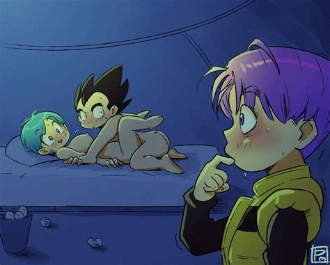 Vegeta Bulma And Trunks Dragon Ball And 2 More Drawn By Yuichi