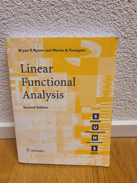 Linear Functional Analysis Kaufen Auf Ricardo