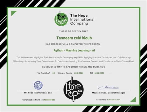 Machinelearning Ai Python Deeplearning Artificialintelligence Tasneem Kloub 12 Comments