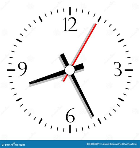 Часы пронумерованные вектором Иллюстрация вектора иллюстрации насчитывающей черный плита