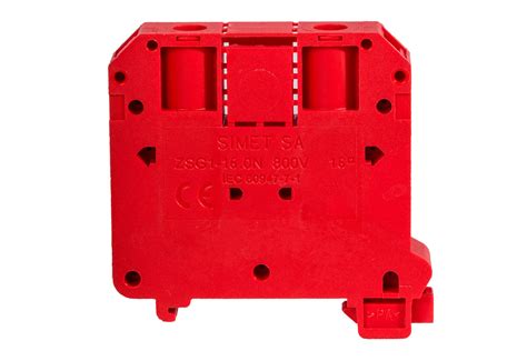 Rail Mounted Screw Terminal Block 16 Mm² Simet