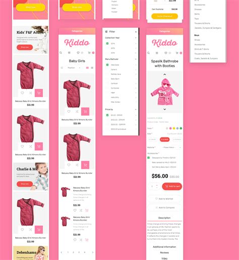 Kiddo - магазин детской одежды on Behance
