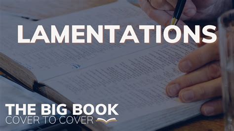 The Book Of Lamentations Explained Youtube