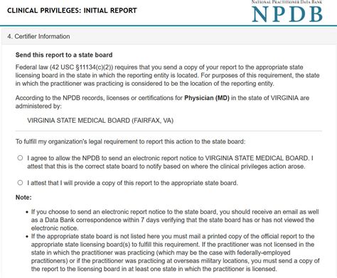 The Npdb How To Forward Reports