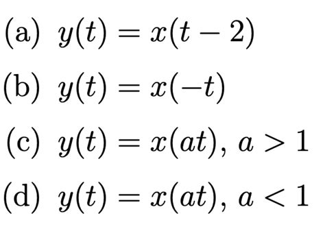solved 1 7 15 for the systems described by the following