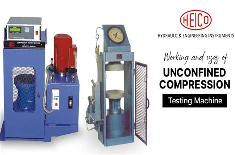 working and uses of unconfined compression testing machine