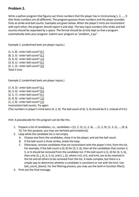 Solved Problem Write A Python Program That Randomly Chegg