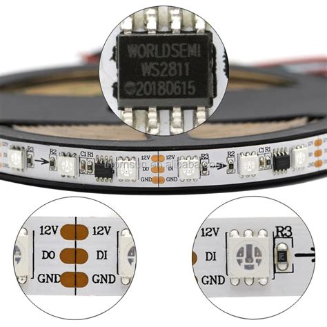 Digital Ws2811 Rgb Led Tube Light Dc12v 24v Rohs Led Lighting For Decoration Buy Ws2811 Led