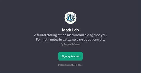 Math Lab Ai Tool For Math Problem Solving