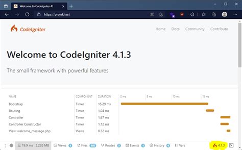 Codeigniter 4 Pemasangan Pantas Menggunakan Laragon Welcome