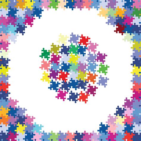 추상 화려한 지 그 소 퍼즐 테두리 원형 패턴 그림 무늬 어린이 화려한 Png 일러스트 및 벡터 에 대한 무료 다운로드 Pngtree