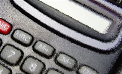 Calculator For Solving Mathematical Problems Stock Image Image Of