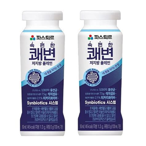 파스퇴르 쾌변요구르트 플레인 150ml 12개 마시는 요구르트 쿠팡