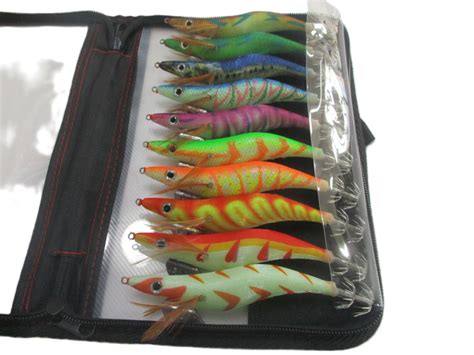 Squid Jig 10 Pack Deal 10 Jigs Jig Case From Only 15 Ray And Annes Tackle Hub