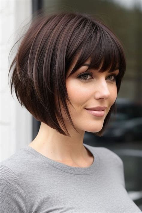 27 Adorable Bangs Hairstyles Perfect For Short Hair 20 Bobbed