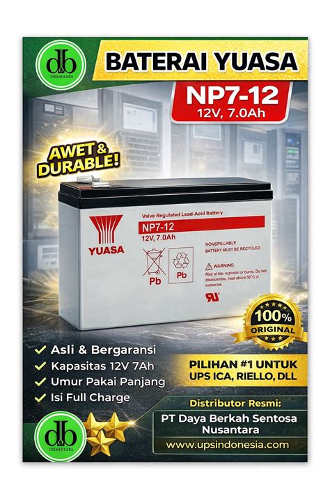 Distributor Battery Yuasa Original Batang Ups Indonesia