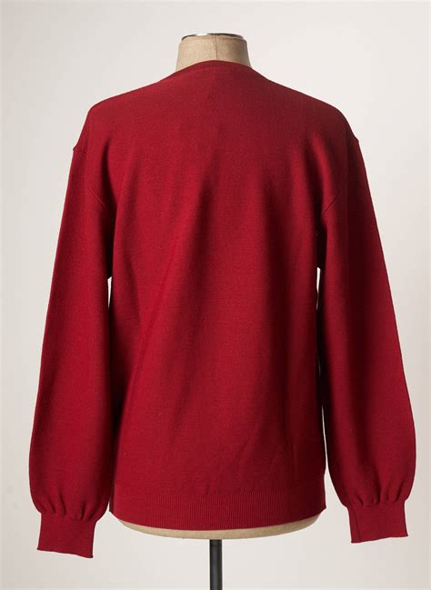 Pull Col V Rouge Berac Homme 2089496 Rouge0 Modz