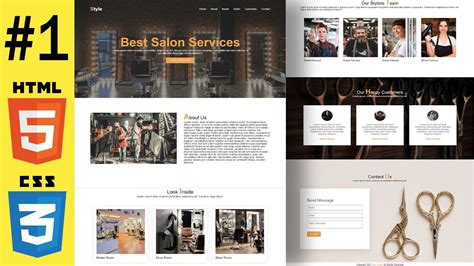 Simple Website Using Html5 Css3 Responsive Design Youtube